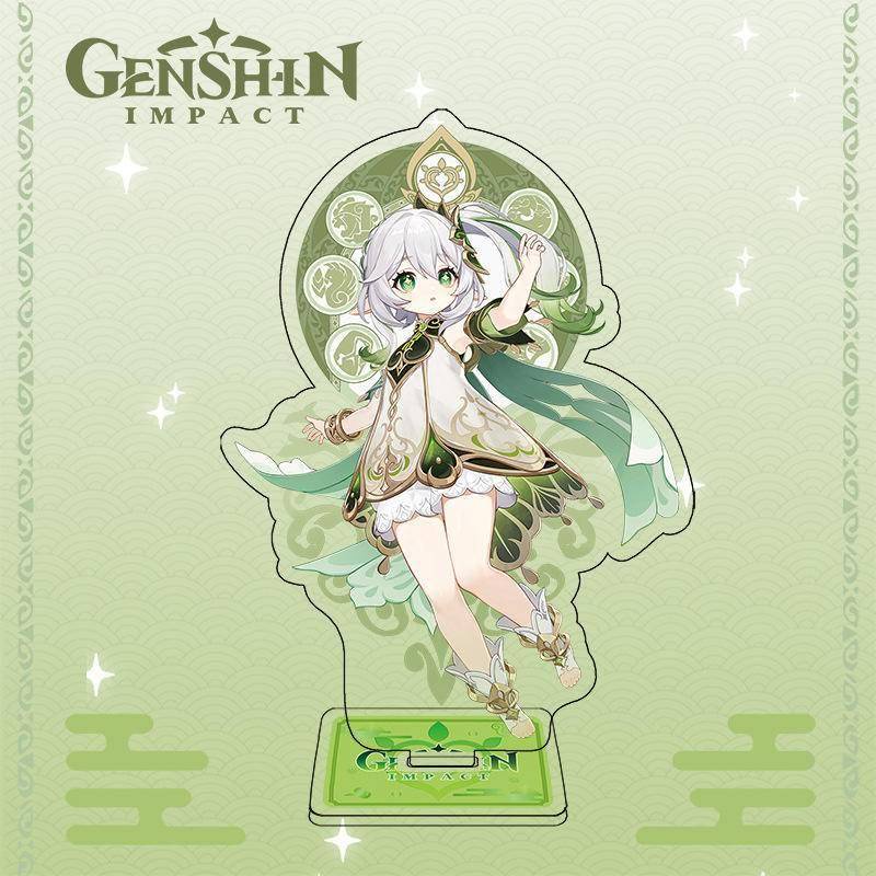 21 Styles Game Genshin Impact Desk Plate Models Focalors Furina Raiden ...