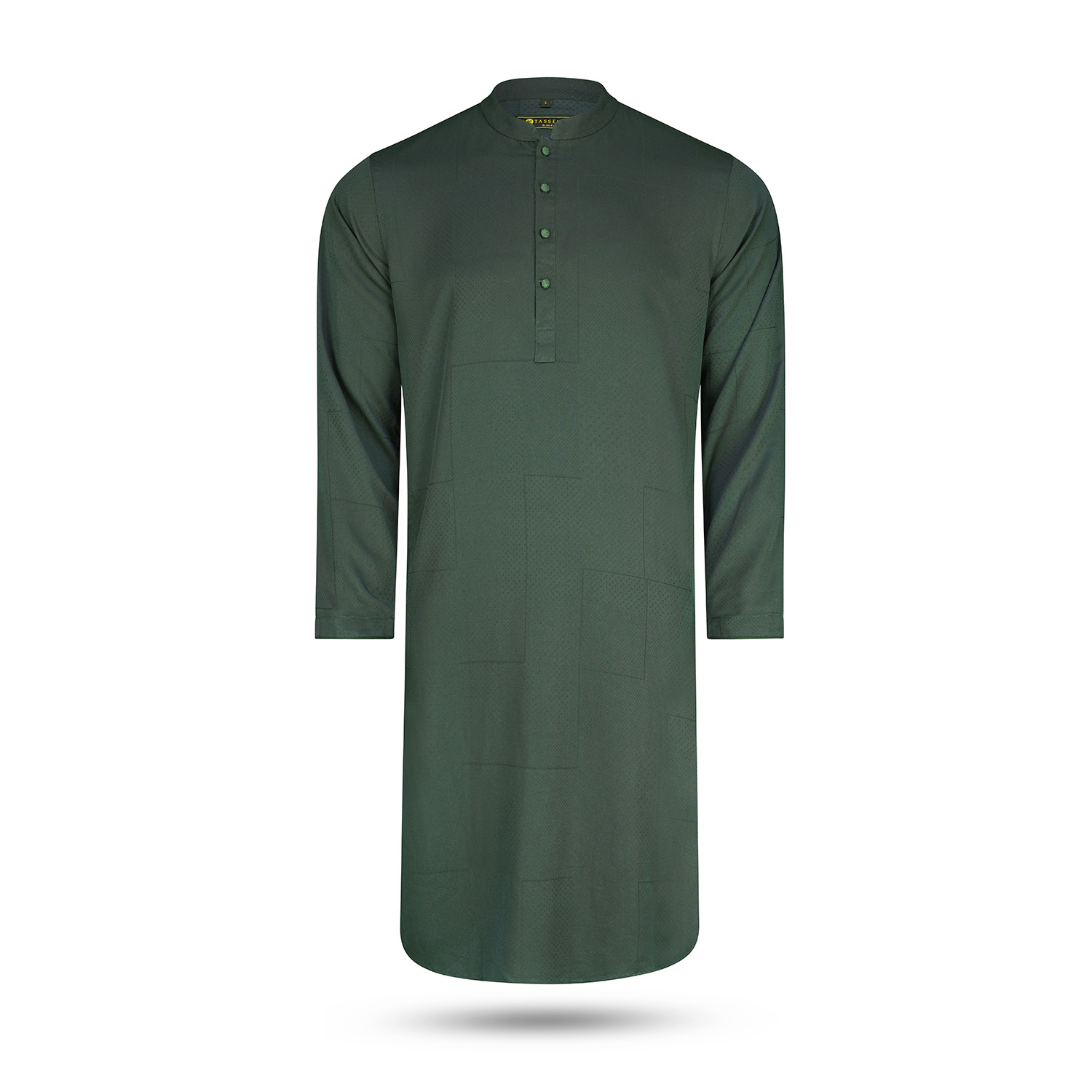 Olive Green Jacquard Panjabi | Daraz.com.bd