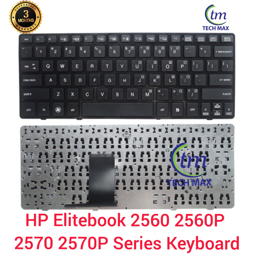 HP Laptop Keyboard For HP EliteBook 2560 2560P 2570 2570P Keyboard ...
