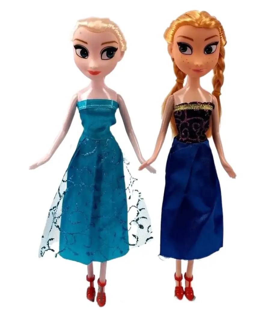 Frozen Anna & Elsa Doll Set for Girls Play & Fun Frozen Doll Set Barbie ...