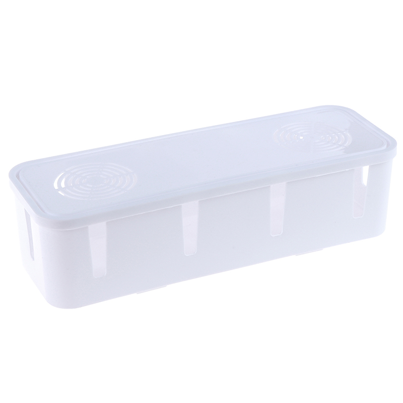 Table Cable Power Plug Storage Box Case Cord Wire Socket Safety Tidy ...