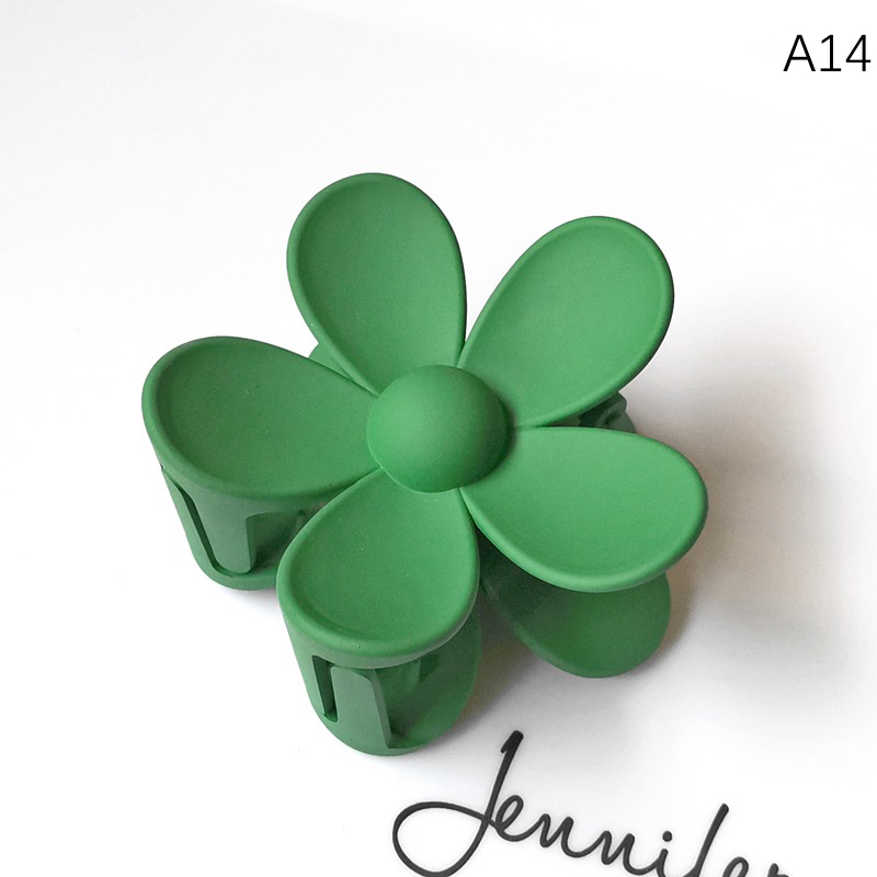 Large Flower Claw Clips 2.8 Inch Matte Big Hair Claw Clips for Women ...