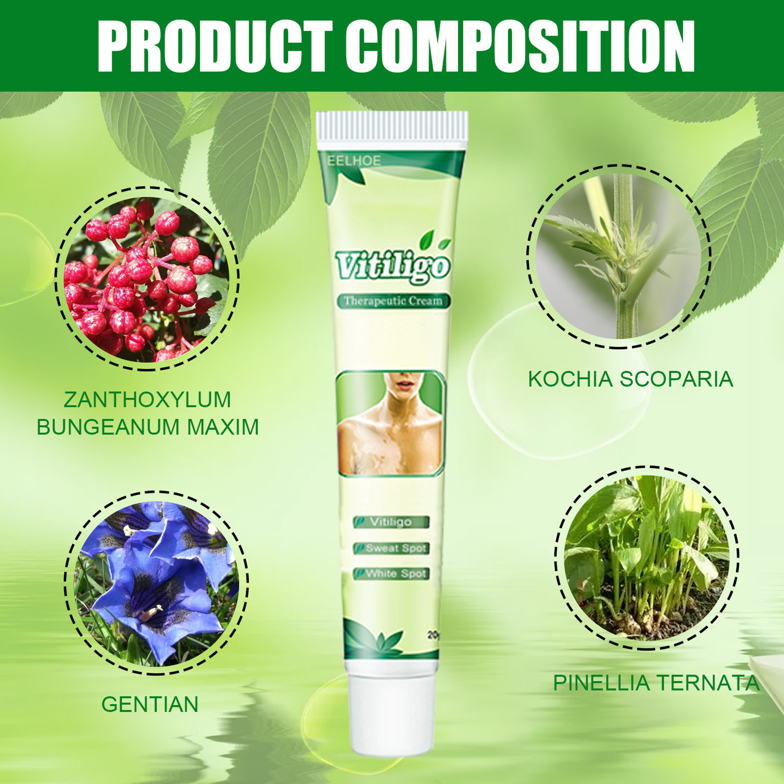 Vitiligo Treatment Cream Healthy White Spot Therapeutic Gel | Daraz.com.bd