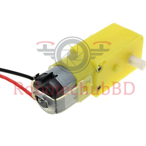 6V Yellow DC Gear Motor | High-Torque Mini DC Motor for Arduino ...