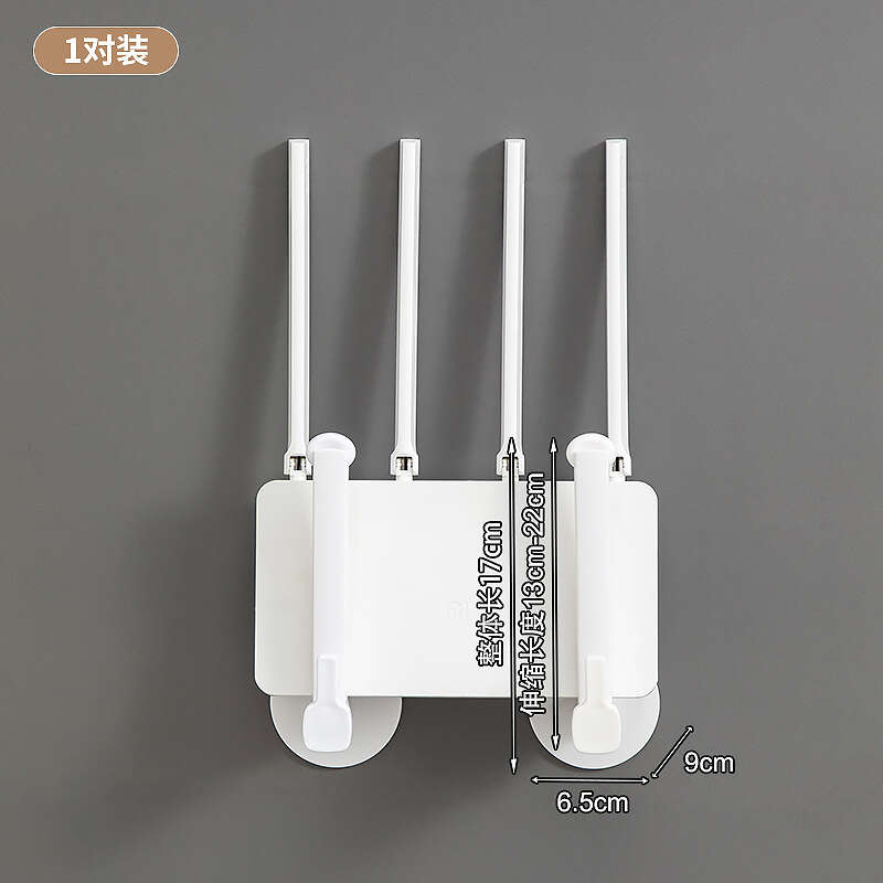 Non perforated wall wireless wifi router living room storage rack ...