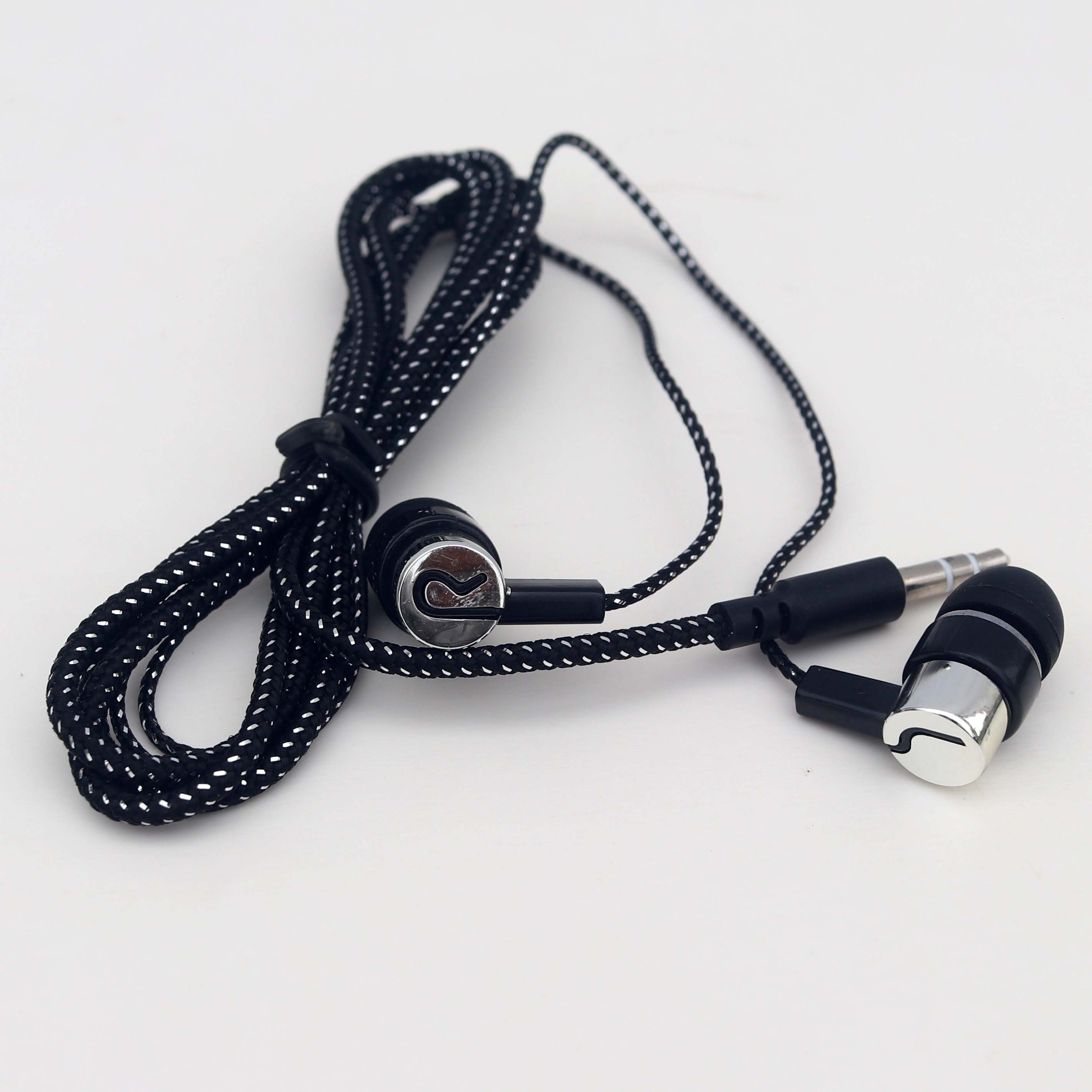 In-Ear Earphone-3.5mm Super Bass In-Ear Earphone Braided Wire Headset ...