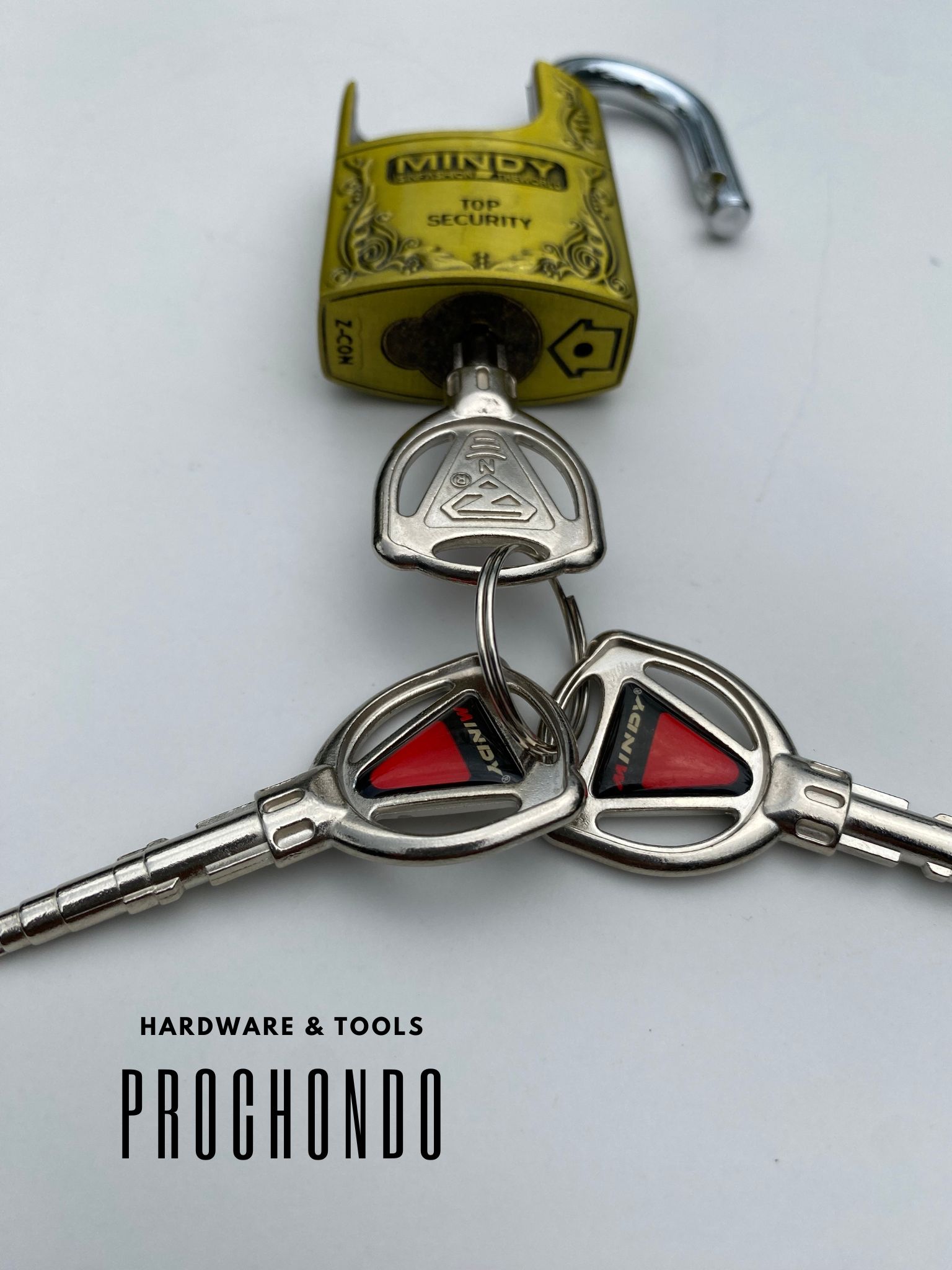 Mindy door lock 40 mm classic Tala padlock with unique and secured keys ...