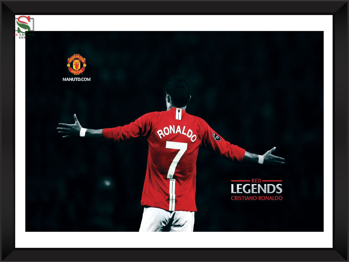 Fiber Art Frame for Wall Decor CR7 Cristiano Ronaldo Football - Photo ...