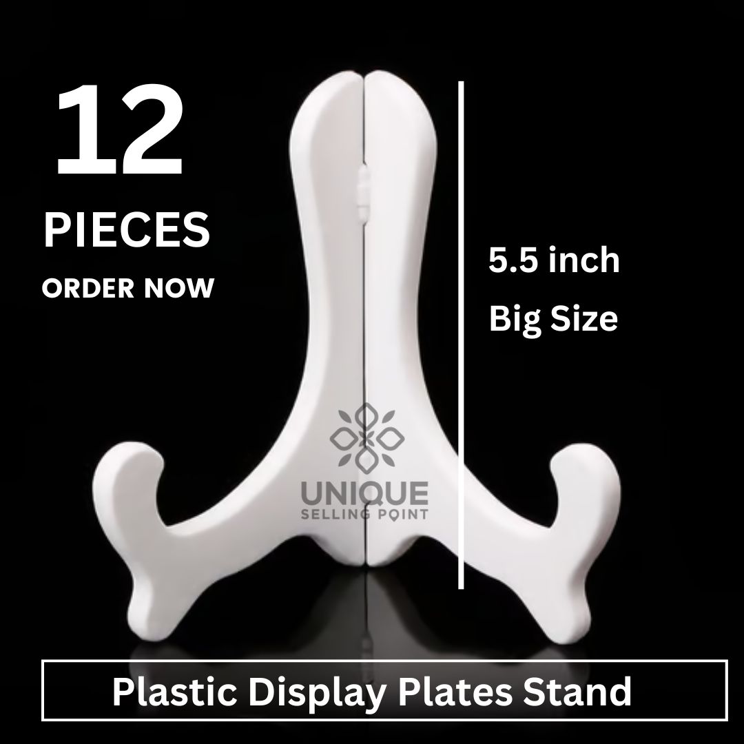 Plastic Display Plates Stand 12 PIECES | Daraz.com.bd