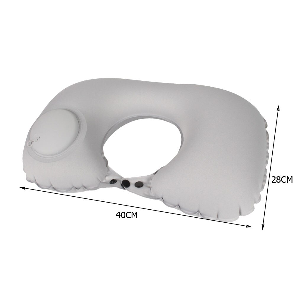 U-Shape Travel Pillow Automatic Air Inflatable Airplane Car Pillows ...