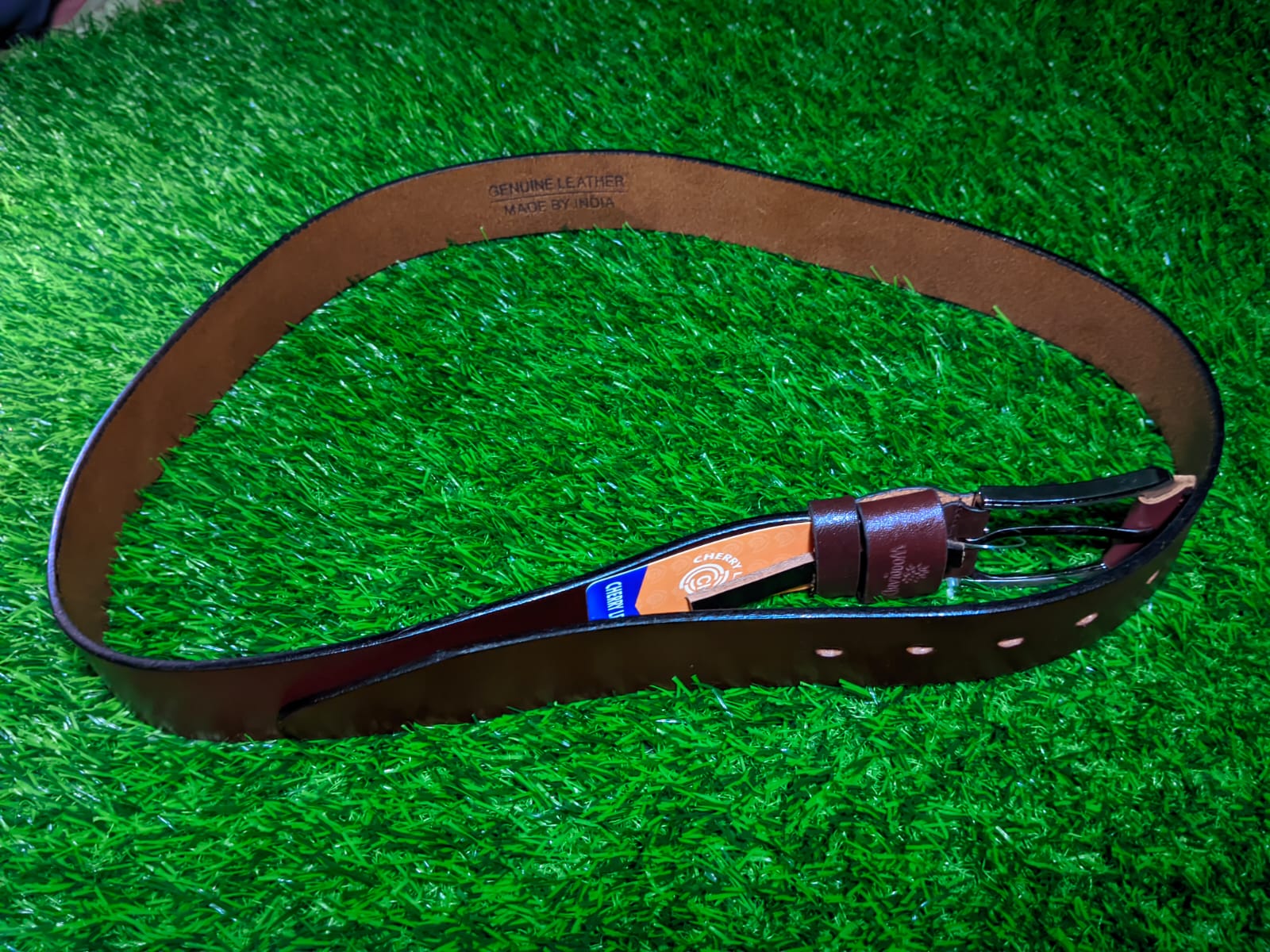 Black Men Official Leather Reversible Belt Long 126cm - Belt For Men