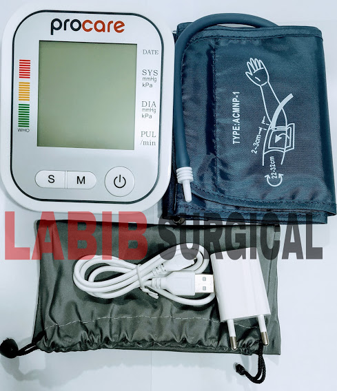 Procare Digital Blood Pressure Machine/ Electronic Blood Pressure ...