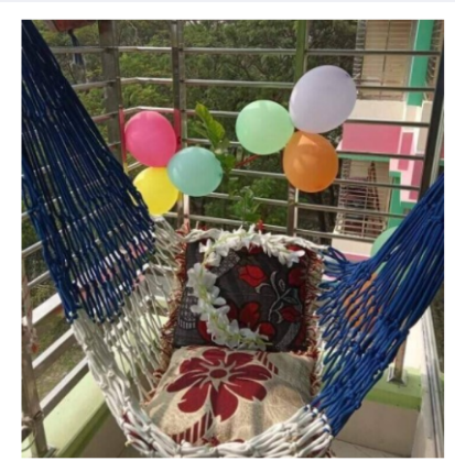 Hand Made Dulna Adult Rope bed Hanging Dulna Use For All People Large ...