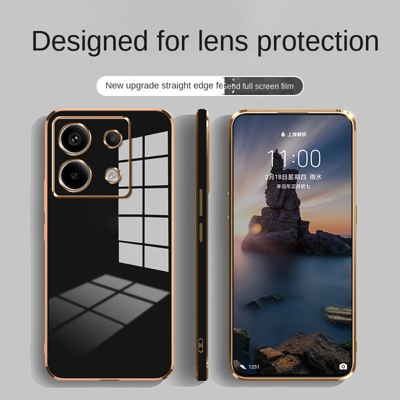 infinix Note 40 Pro note40 Pro+ 5G Pro 5G Luxury Plating Straight Slim ...