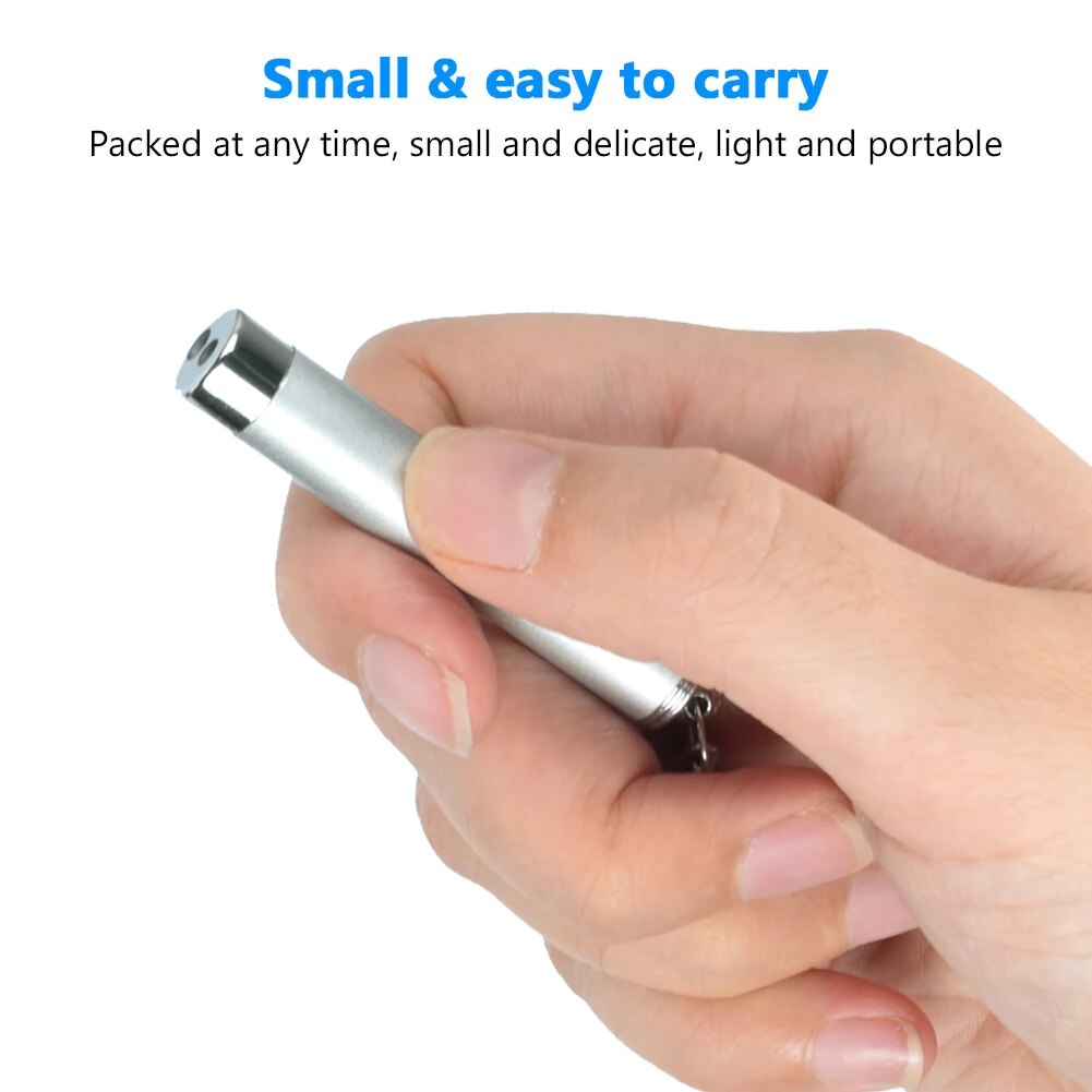 4mW Keychain Laser Pointer 2 In 1 Light Lazer Red Laser Lazer Pointer ...