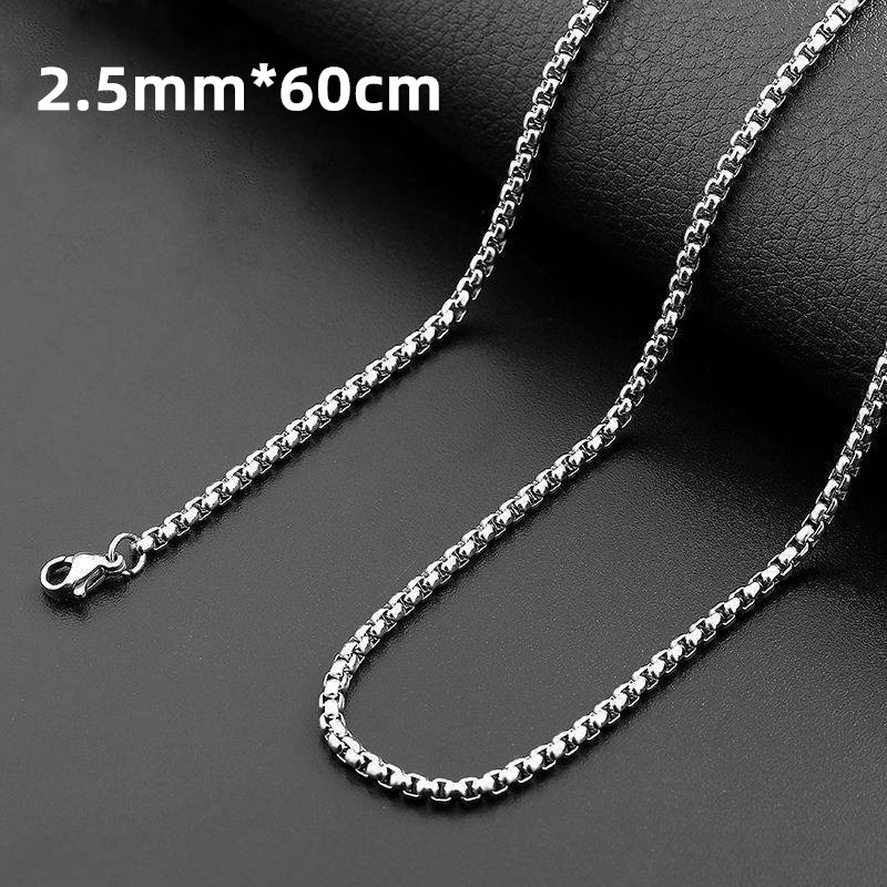XL Stainless Steel Necklace Box Decorative Men's and Women's Korean ...