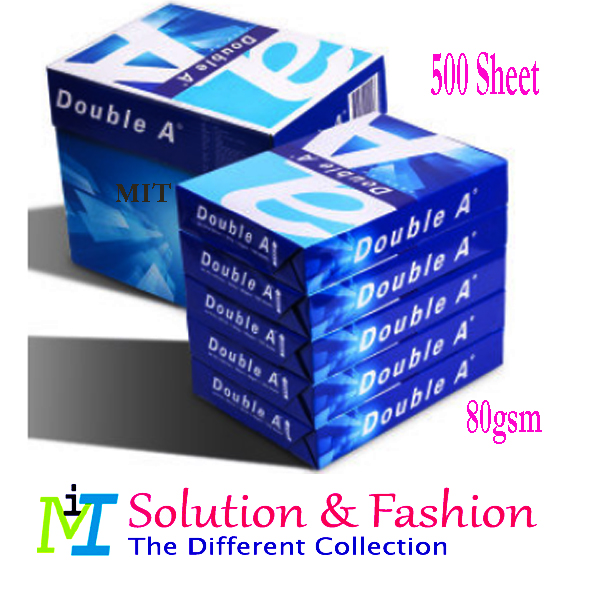 Double A 80 Gsm A4 Size Paper 500 Sheets 5 packet | Daraz.com.bd