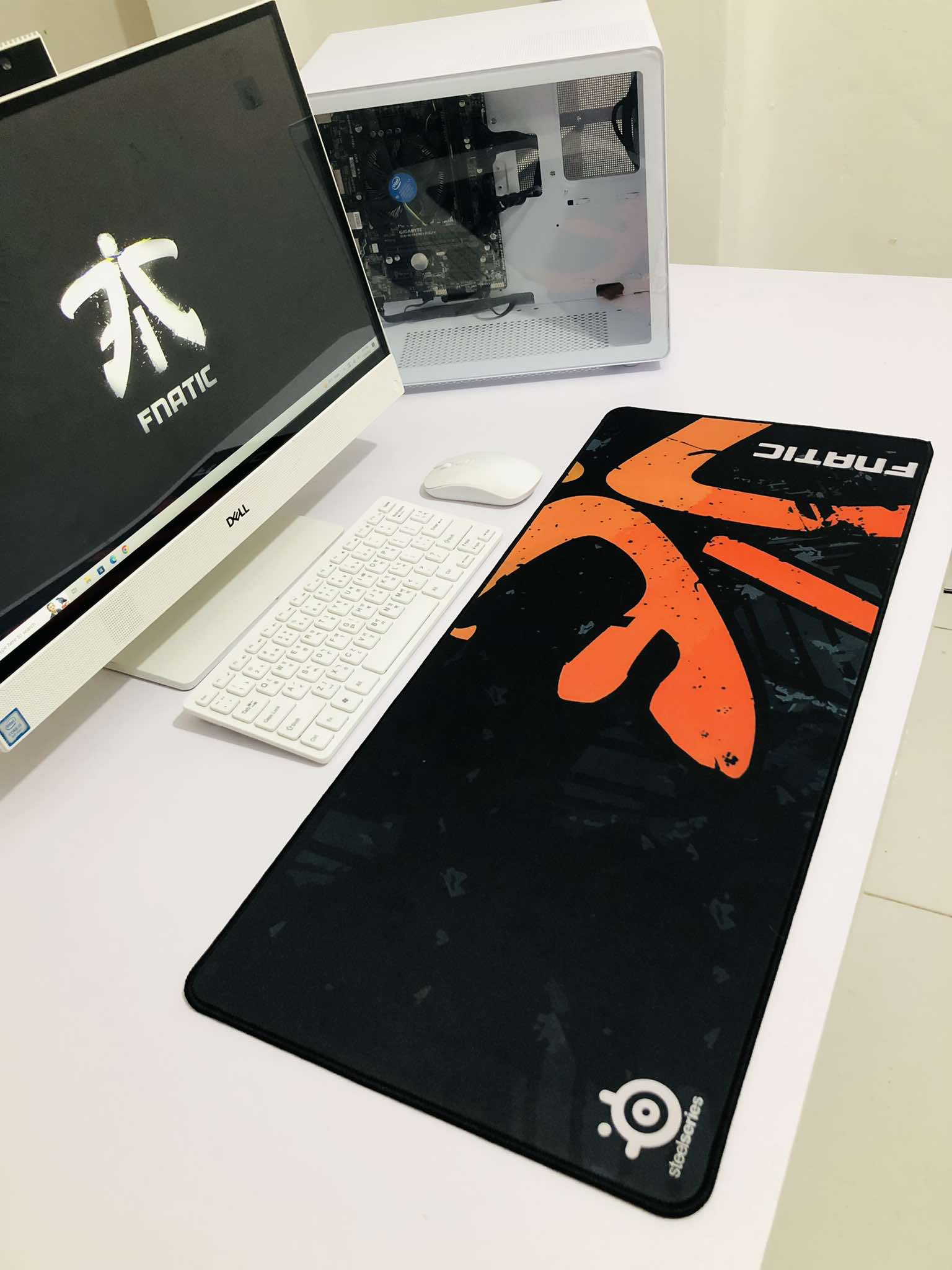 FNATIC Gaming Mouse Pad Extended Size 700*300*3mm For Keyboard & Mouse ...