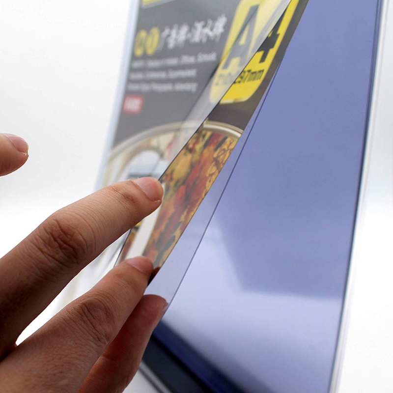 A4 Flip Table Menu Stand Multi-Page Table Card Rack Menu Display Stand ...