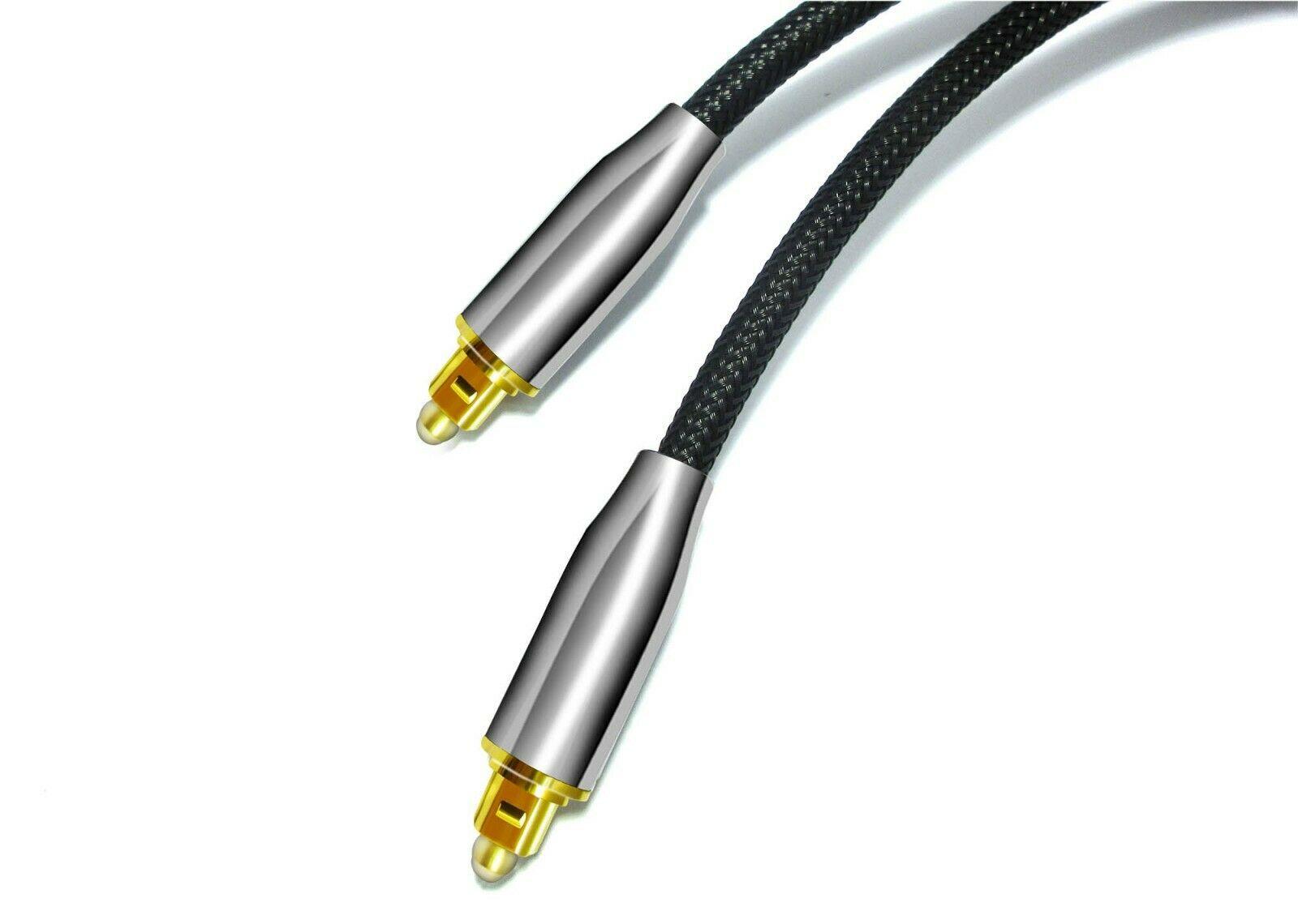 1.5m OPTICAL CABLE DIGITAL AUDIO Lead TOSLink SPDIF Surround Sound ...
