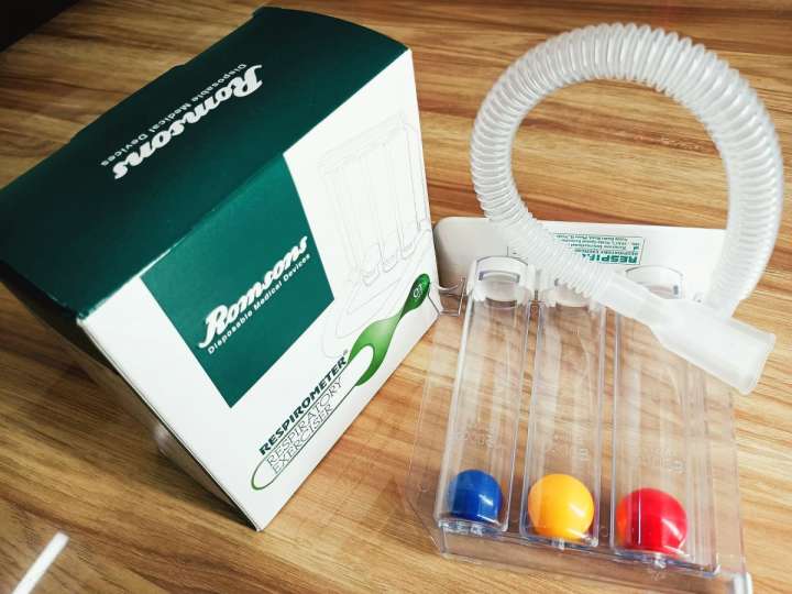 Respirometer Breathing Exerciser3 Balls Breathing Trainer Vital ...