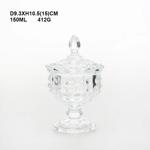 European Style Glass Containers for Home, Glass Jars and Lids, Candy ...