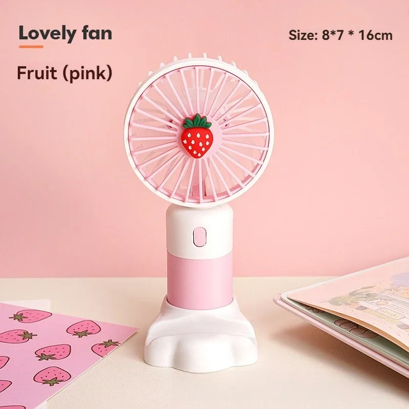 Convenient Quiet USB Mini Handheld Wind Power Fan for Kids Portable ...