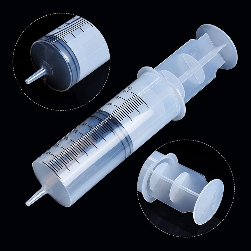 Large Syringe Tubing 500ML Plastic Syringe with Tube Converter Cap ...