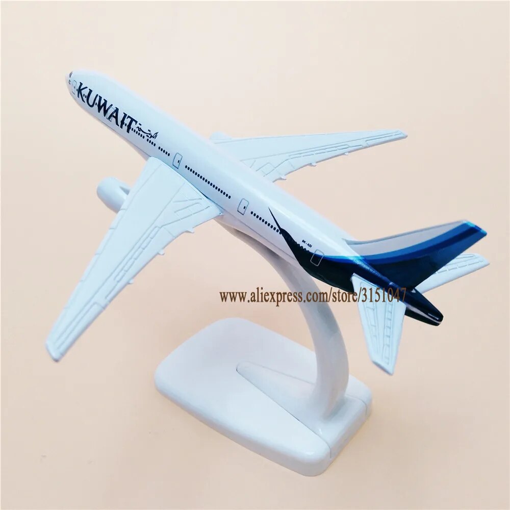 【Nice Day Toy Findings Store】16cm Air Kuwait Airlines Boeing 777 B777 ...