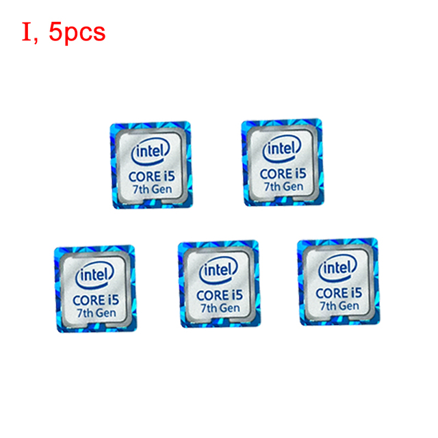 1/5pcs Label Sticker Lap Desk Cpu Xeon Pentium Processor Labe Logo ...