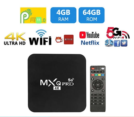 MXQ Pro 8K 5G Android Smart TV Box 8GB Ram 128GB Rom Android 12.1 Tv ...