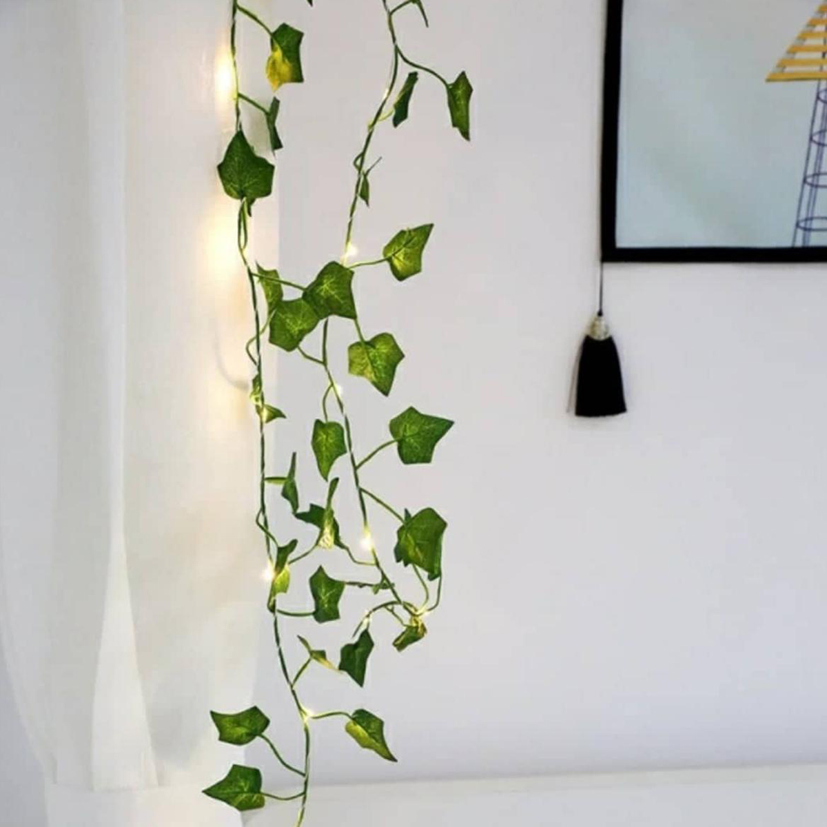 For Leaf Fairy String Light, Artificial Pata Fairy Lights For Room ...