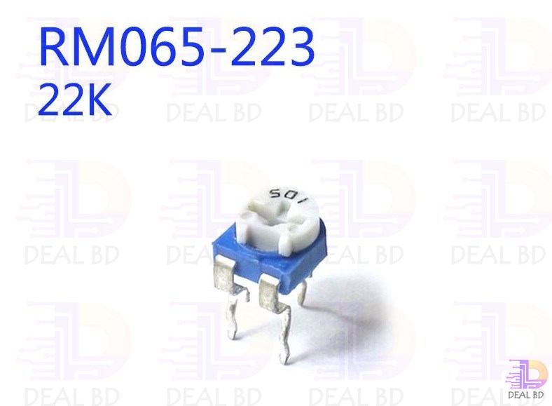 TrimPot 22K(223) Ohm Variable Resistor 6mm-10Pcs | Daraz.com.bd