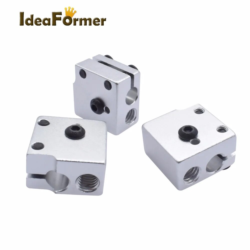 3D printer Volcano hot end eruption heater block heating block 1.75 /3 ...