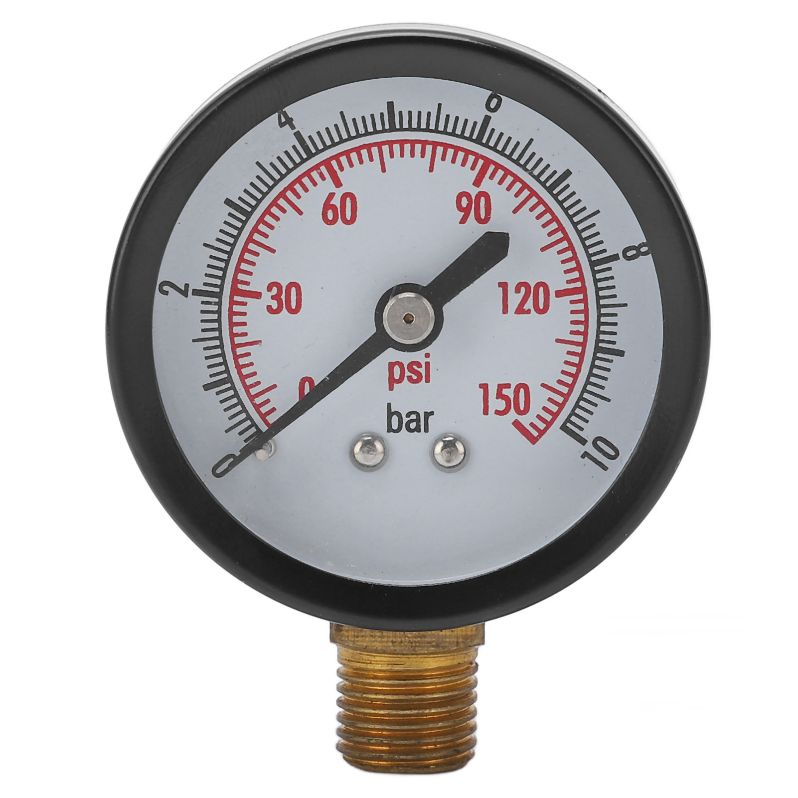 Pressure Gauge Vertical Pressure Meter 0-10 Bar 0-150 Psi G1/4in ...