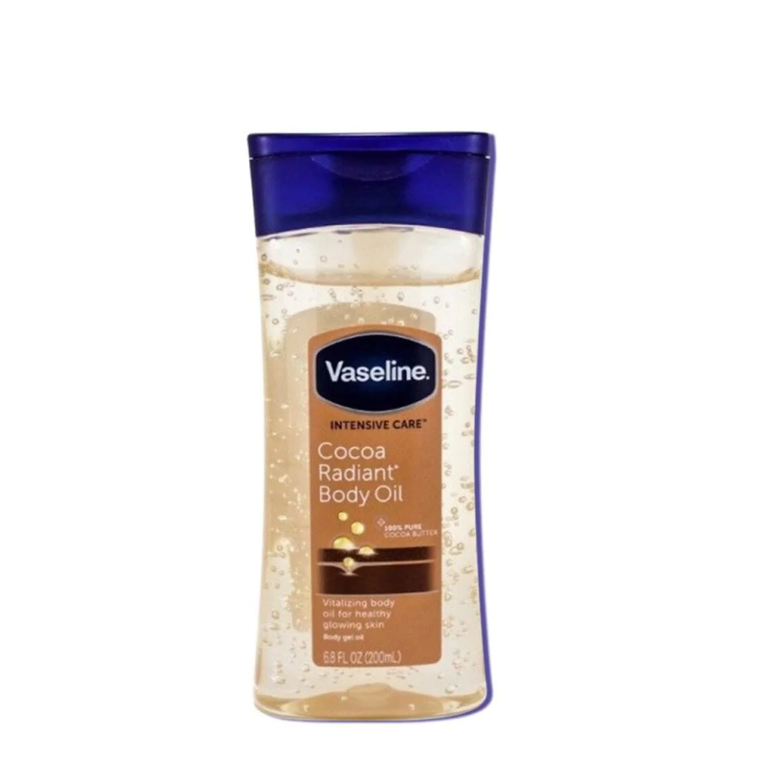 Vaseline Intensive Care Cocoa Radiant Body Gel Oil 200ml / Vitamin B3 ...