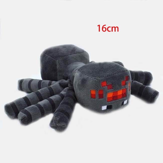 Minecraft Plush Toys Doll Soft Stuffed Enderman Wolf Zombie Spider ...