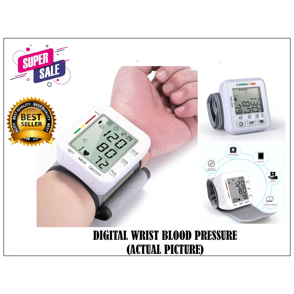 Digital Wrist Blood Pressure Monitor. | Daraz.com.bd