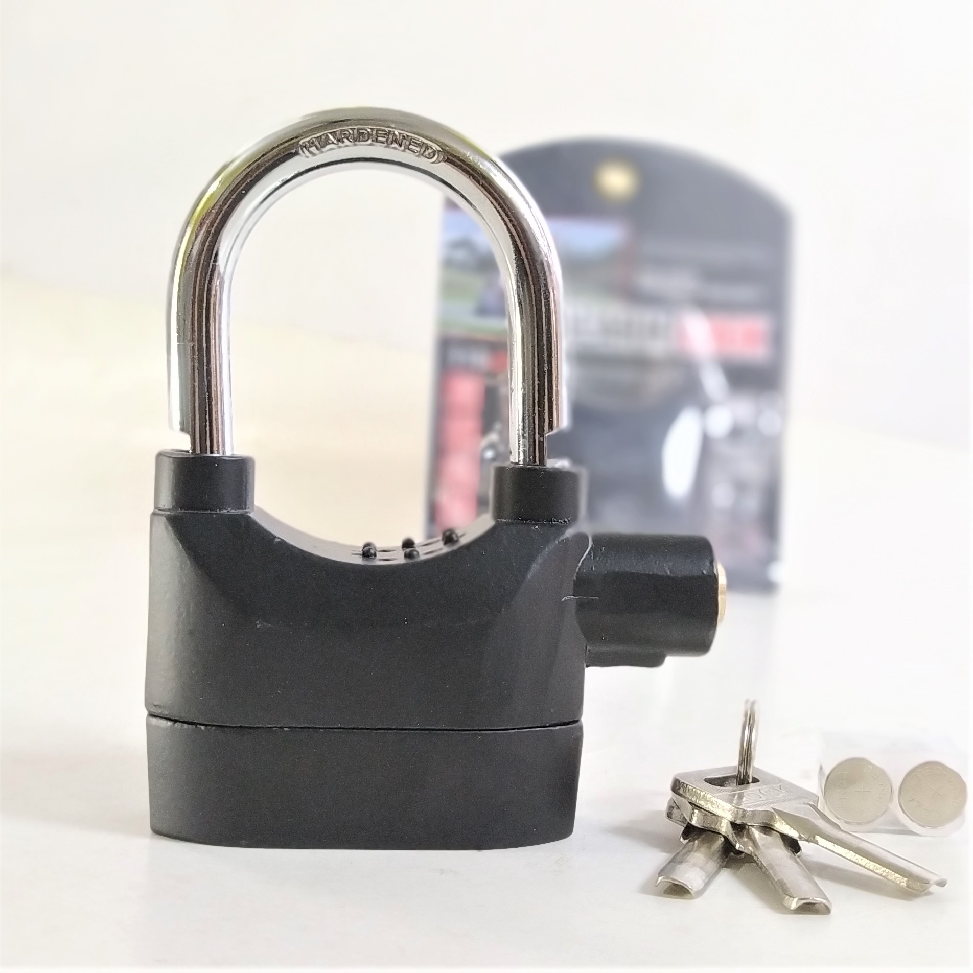 Big Size Security Alarm Lock for Bike and Door Security. Security Alarm ...