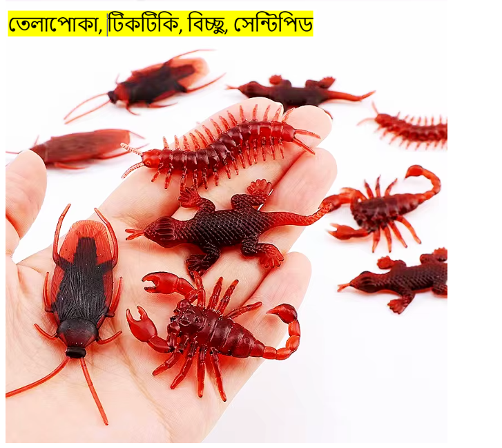 Halloween Realistic Fake Cockroach Prank Toy, Trick Novelty Cockroach ...