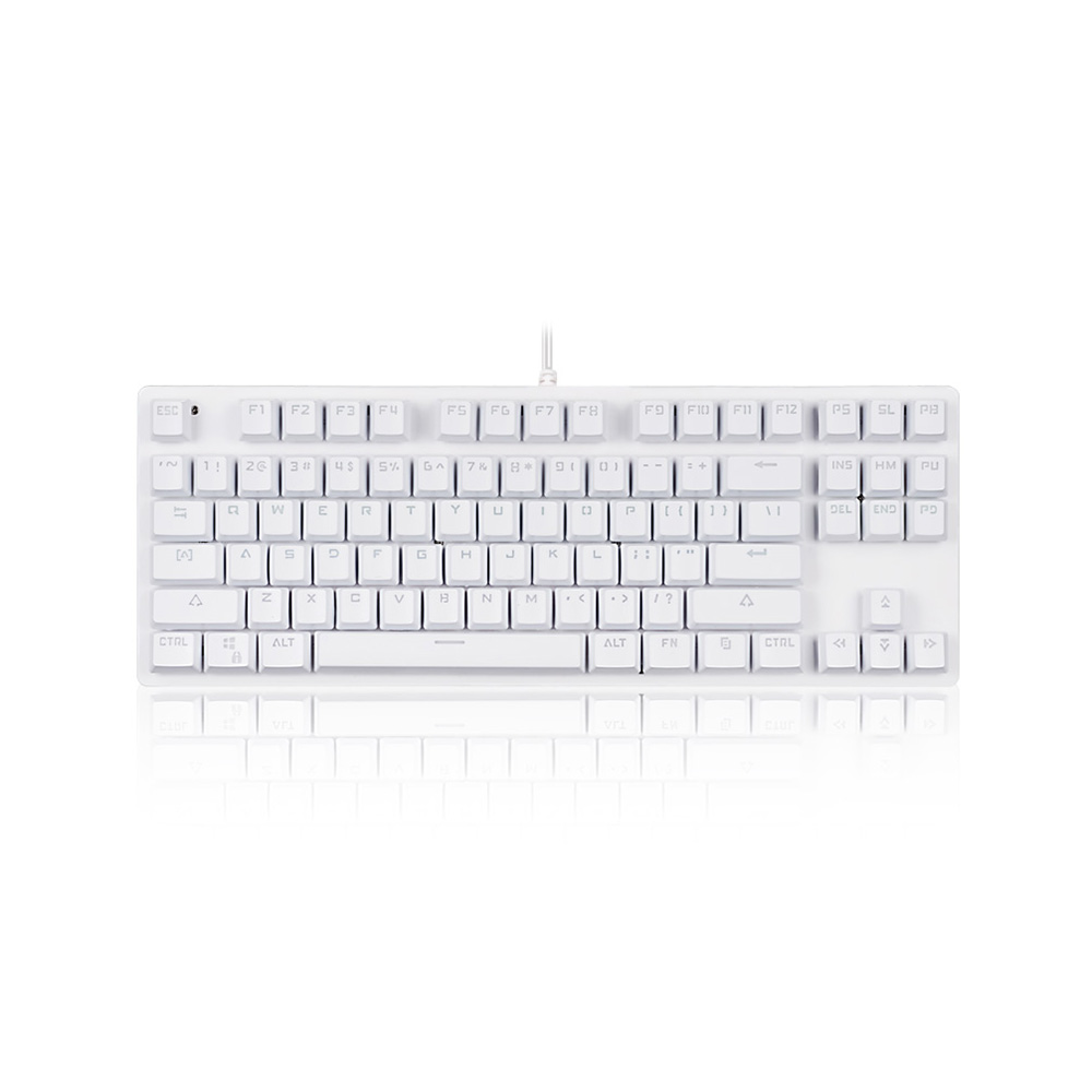 HXSJ 87-key Mechanical Keyboard Wired Keyboard RGB Backlit Keyboard ...