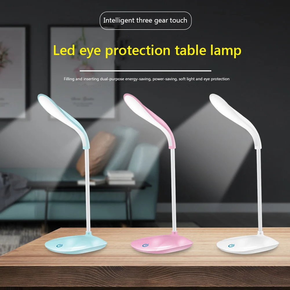 LED Desk Lamp – Modern Dimmable Touch Foldable Table Lamp for Bedside ...