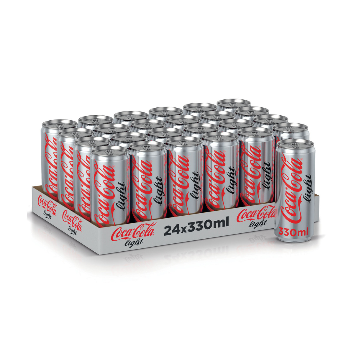 Cocacola Light Coke Can Soft drinks 24 pieces - Full Case 330ml | Daraz ...