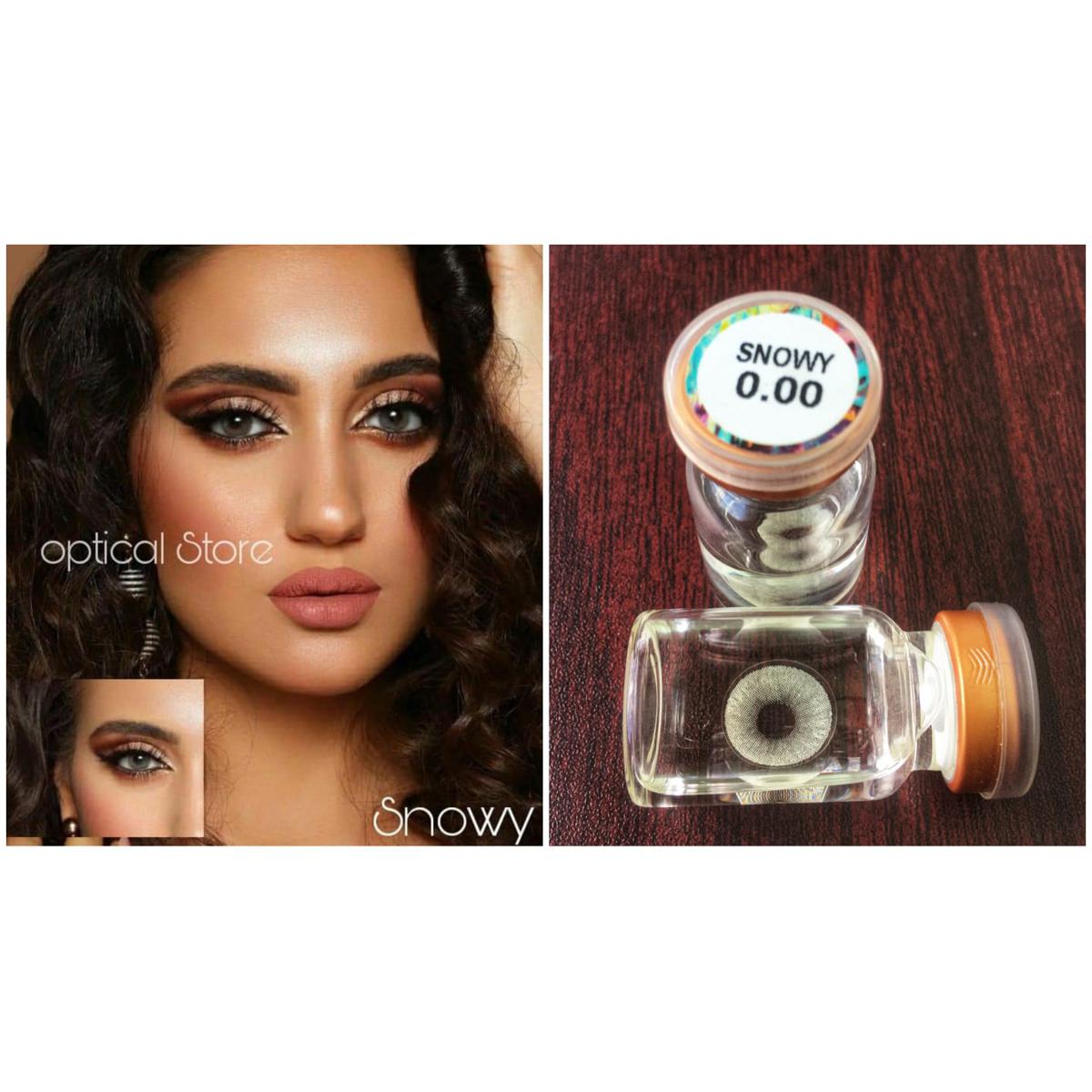 KSSEYE snowy Contact Lenses, Natural Color Lens Eyes Yearly Color ...