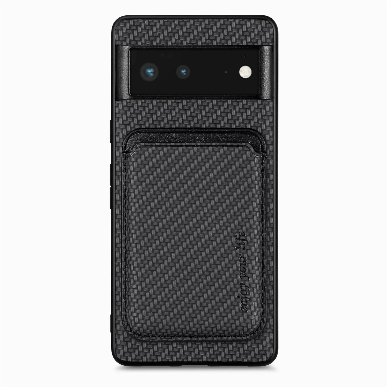 For Google Pixel 6/pixel 7/pixel 7 pro Carbon Fiber Leather Card ...
