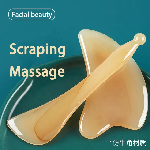 Luma Scraping Massage Tool Buffalo Horn Gua Sha Face Tool Acupuncture ...