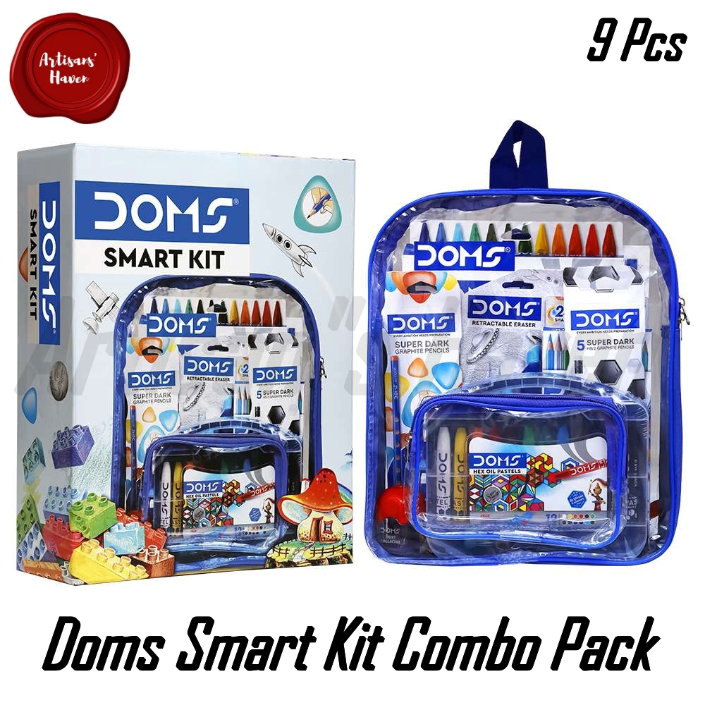 DOMS Smart Kit Combo Pack for Painting , Sketching, Drawing & Learning ...