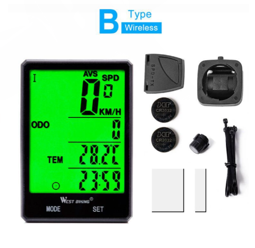 【New-store】 Screen Cycling Computer Super Waterproof 2.8"Large Screen ...