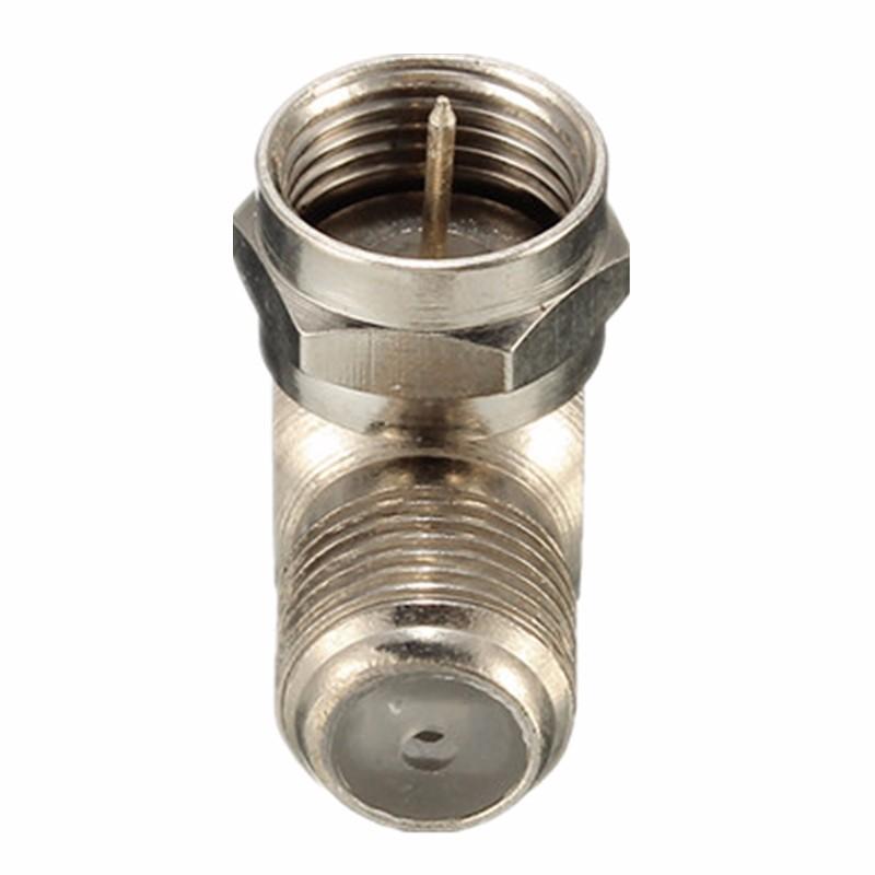 Male to Female Right Angle TV Antenna Cable Connector F-Type Adapter 90 ...