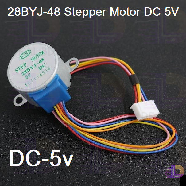 5V Stepper Motor DC 5V 28BYJ-48 4 Phase 5 Wires Programmable Small ...